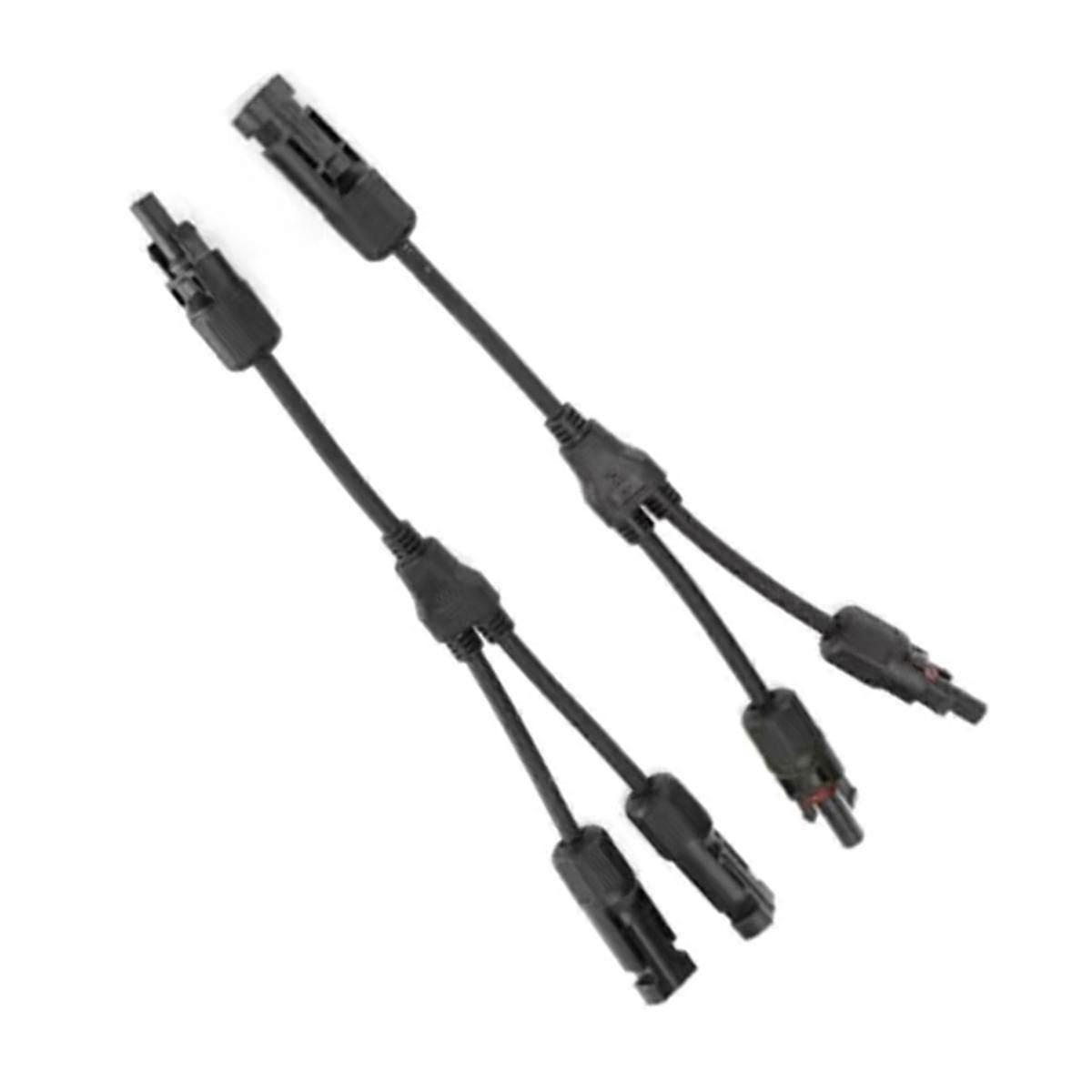 Solar Connectors Y Branch Parallel Pv Adapter Cable Wire Plug Tool Kit ...
