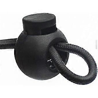 100 PCS Plastic Toggle Single Hole Spring Loaded Elastic Drawstring ...