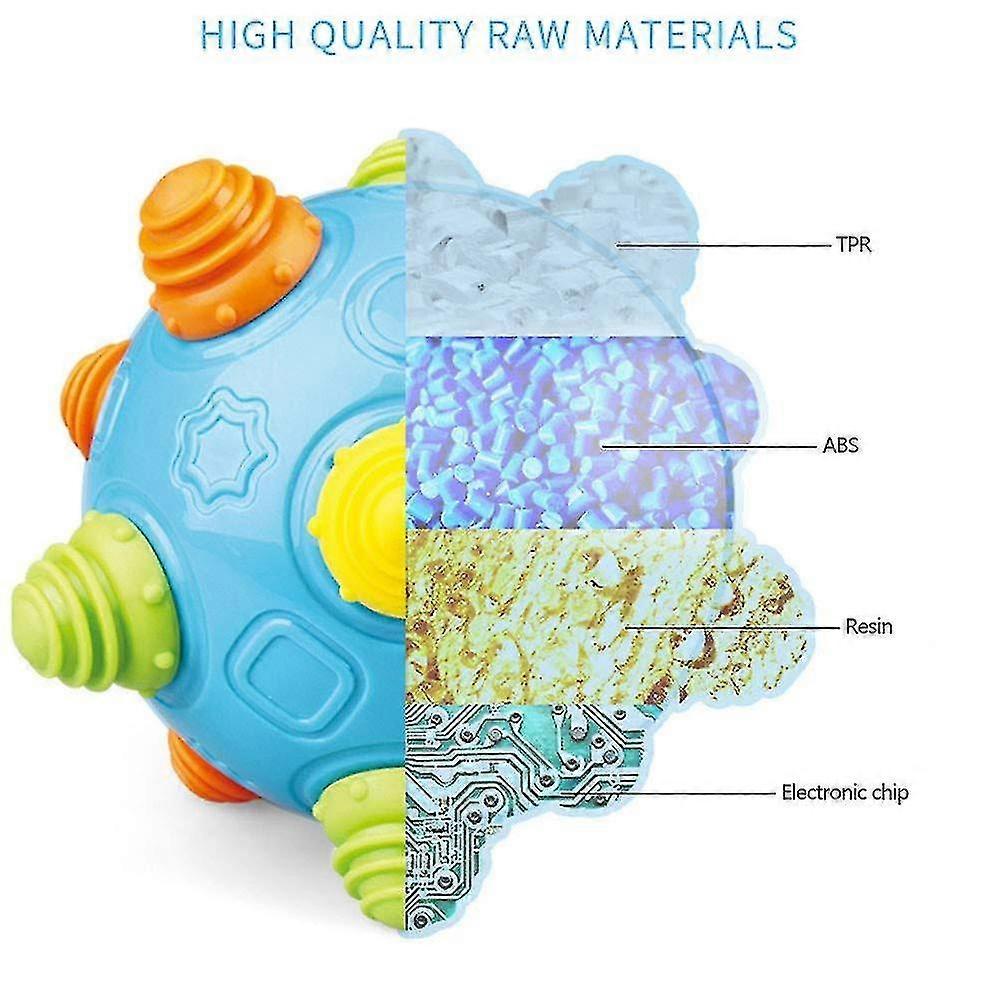 Dancing Ball Toy Baby Music Shake Bpa Free Bouncing Sensory ...