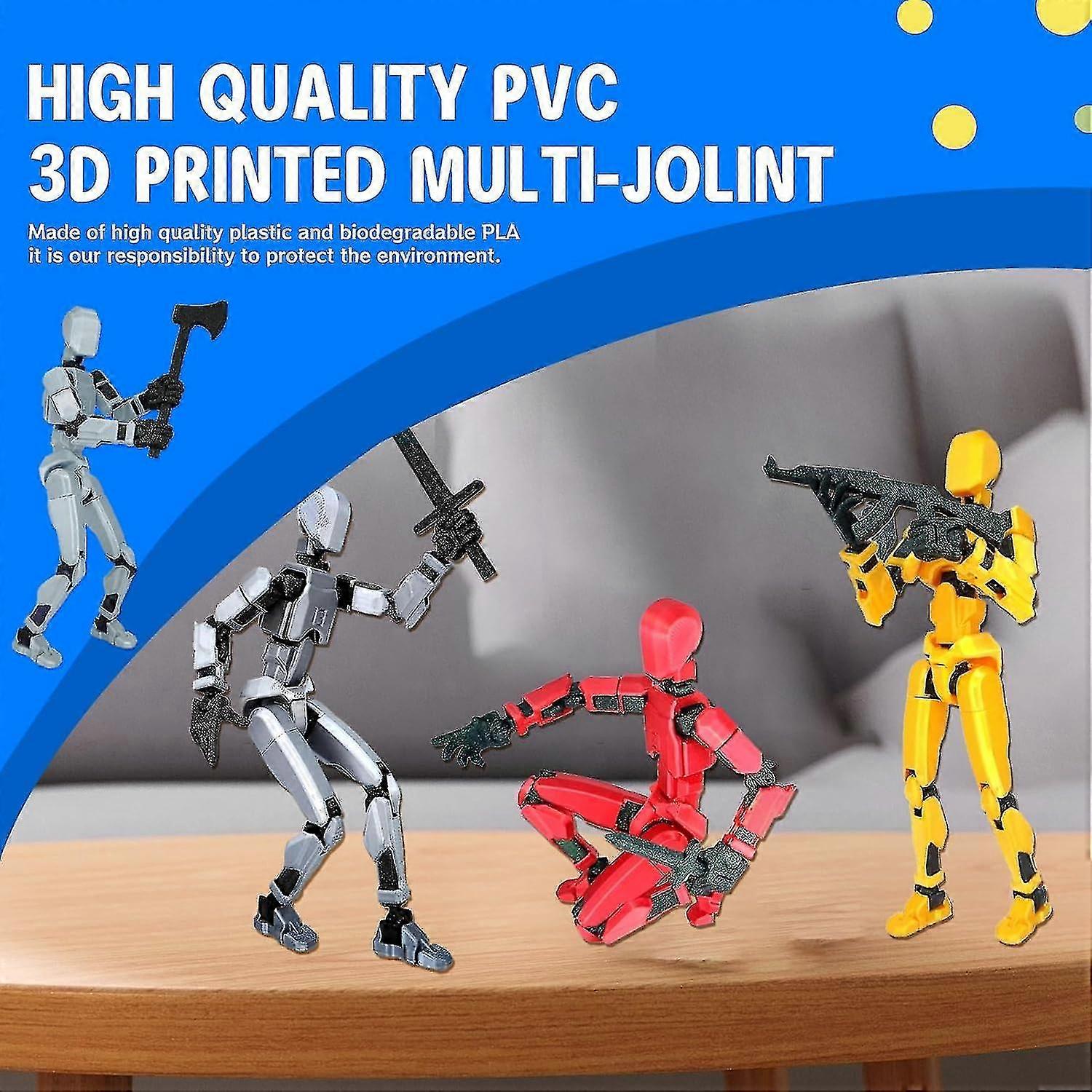 Titan 13 Action Figure, T13 Action Figure 3D Printed Multi-Jointed ...