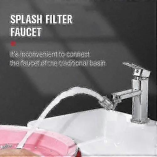 2pcs Universal Splash Filter Faucet,720 Rotatable Faucet Sprayer Head ...