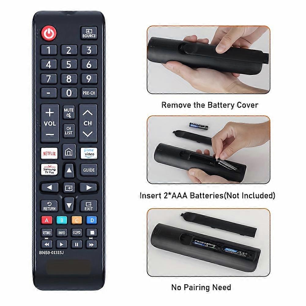 New Replaced Universal Remote Control BN59-01315J For Samsung Smart TV, 4K UHD Ultra HD 3D LED ...