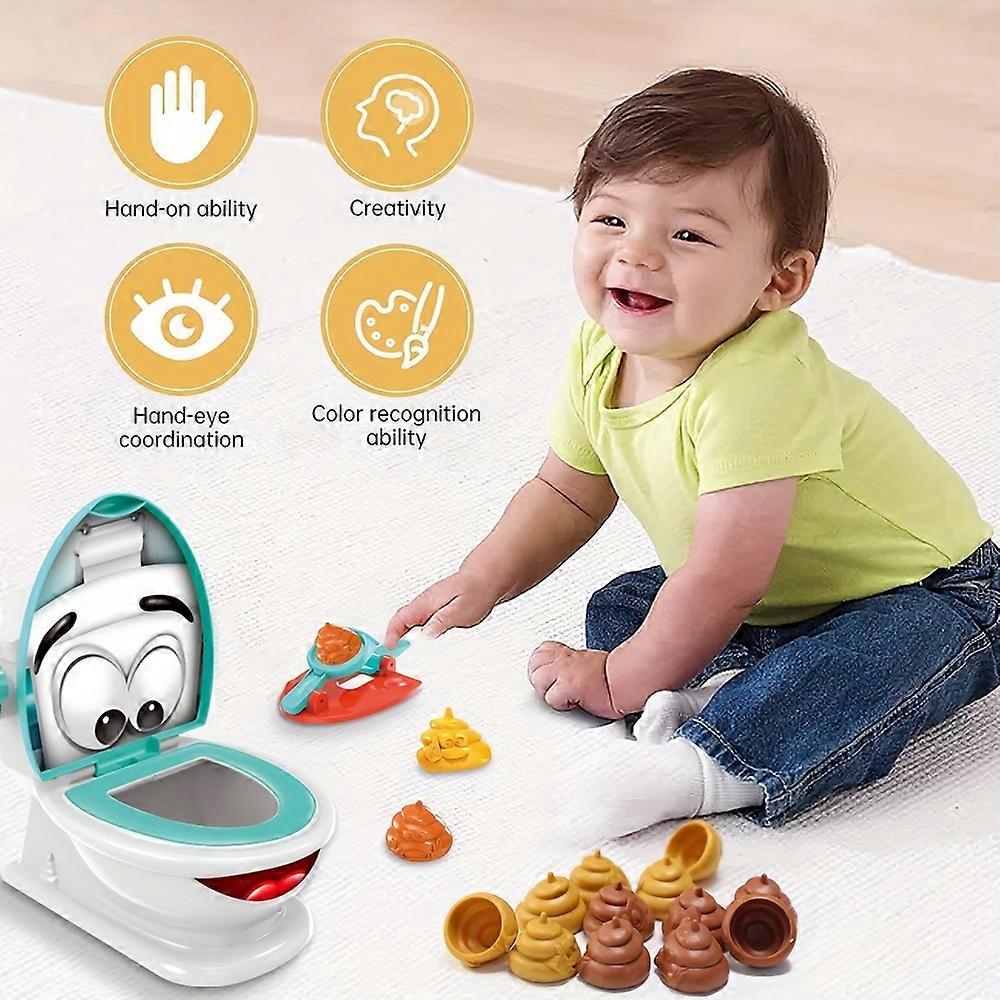 Poop Shoot Creative Family Interactive Game Includes One Toilet,Two ...