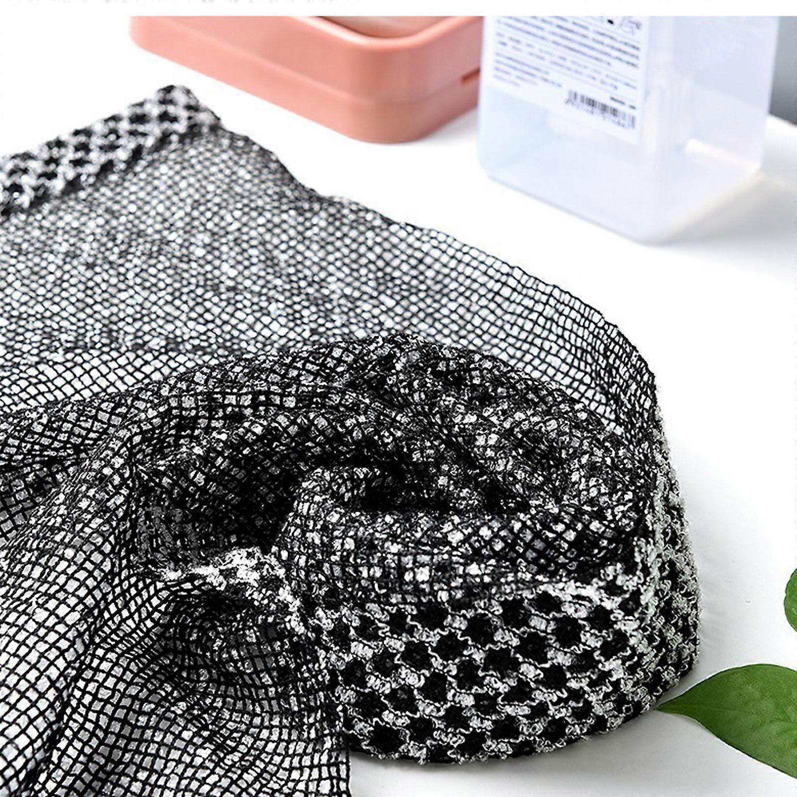 2pcs Shower Back Scrub Cloth Bath Towel Body Brush Strip Scrubber Skin ...