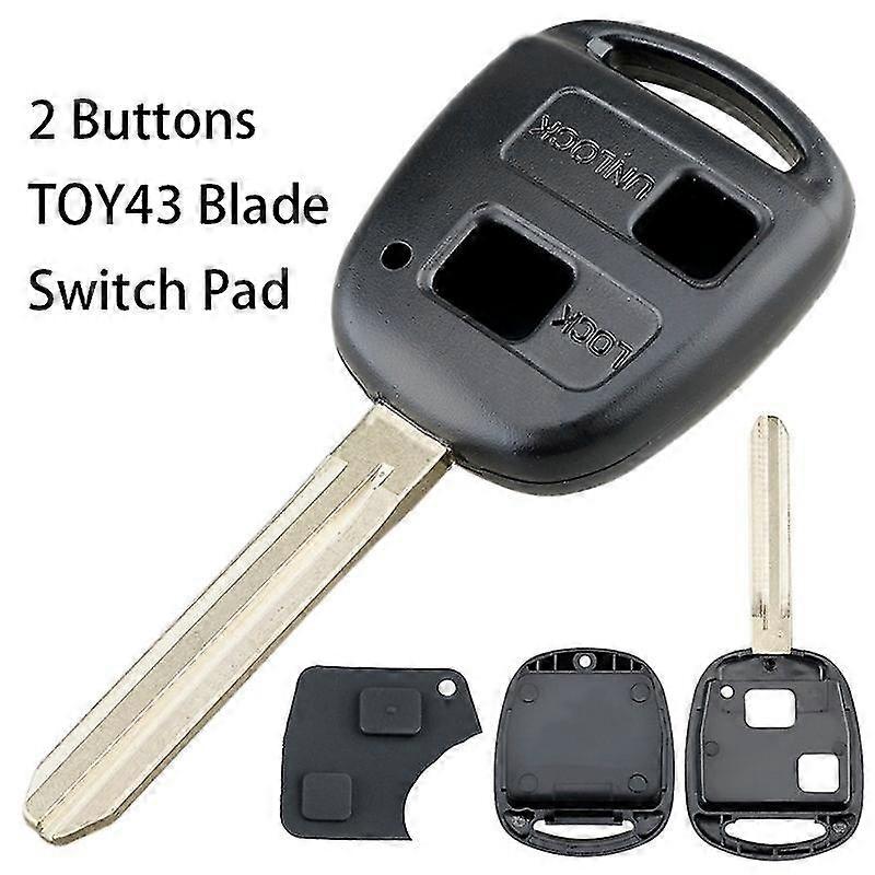 3 -Button Remote Control Key For Toyota, Compatible With Rav4, Yaris ...