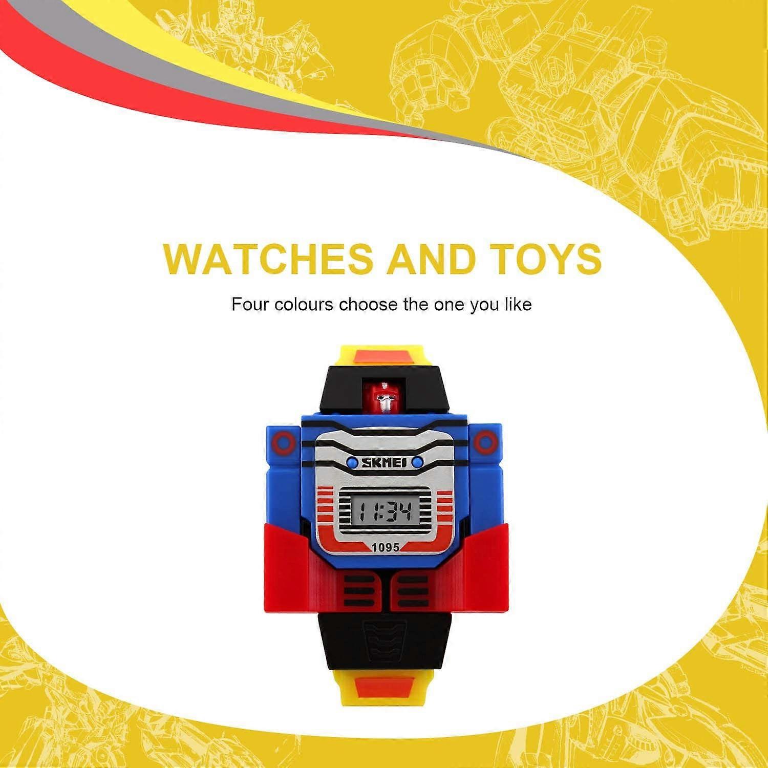 Kids Transformer Watch Robot Transformers Toys Digital Watch, Boys ...
