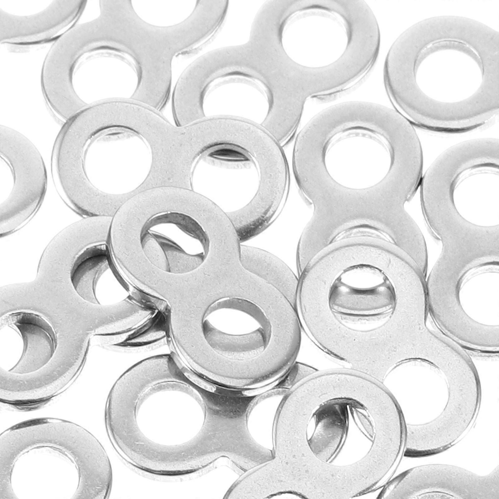 20 pcs Stainless Steel Tabletop Fasteners 8 Figure Fasteners Connector ...