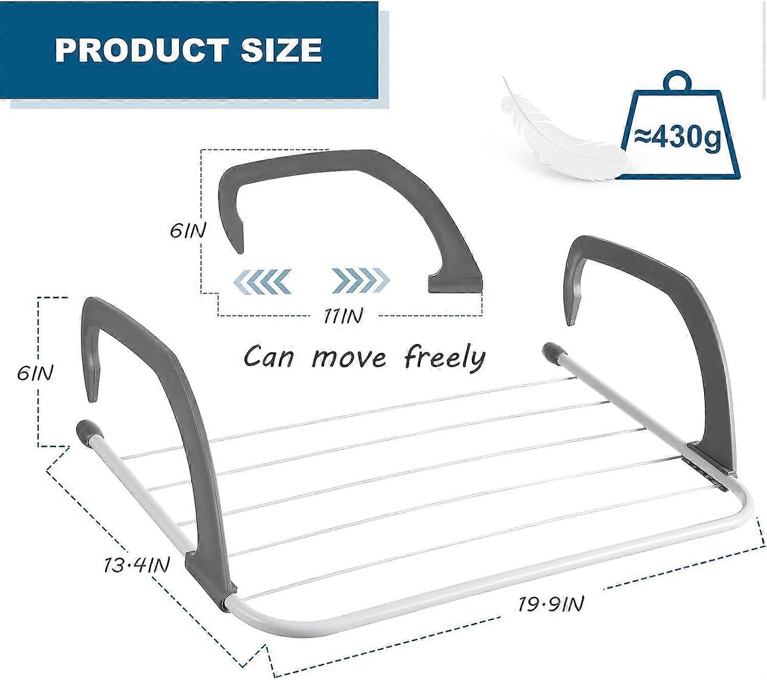 New product,5 Pole Radiator Folding Clothes Rack Radiator Towel Rack ...