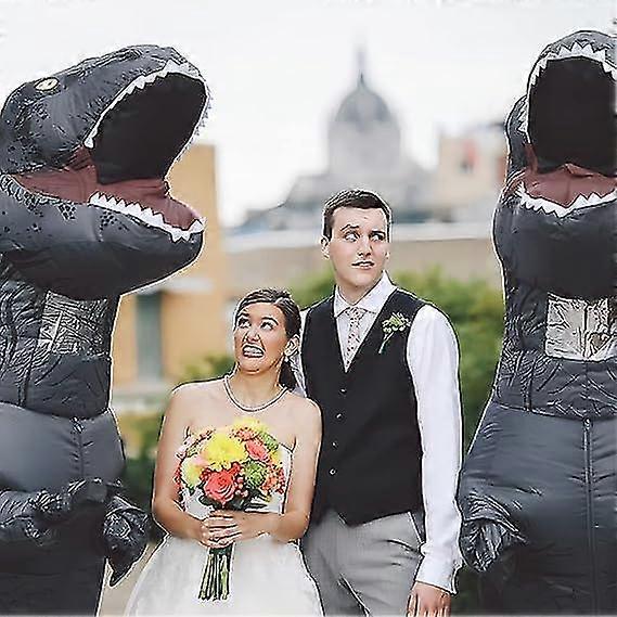 Dinosaur Costume For Adult Inflatable T-rex Dinosaur Costume Air Blow ...