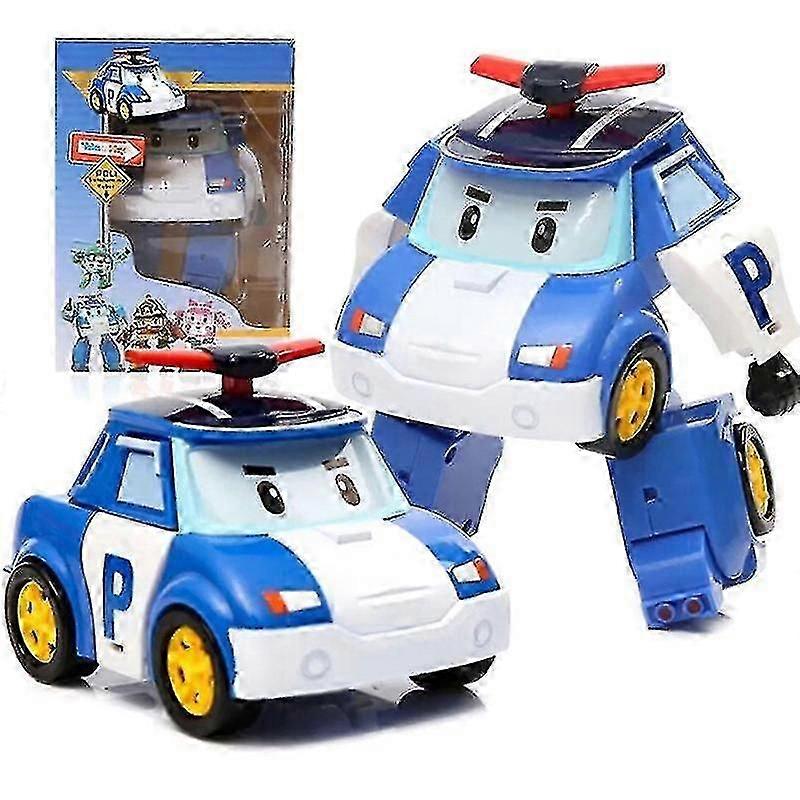 POLI Transformation Toy Set Poli Transformation Police Car Rescue Team ...