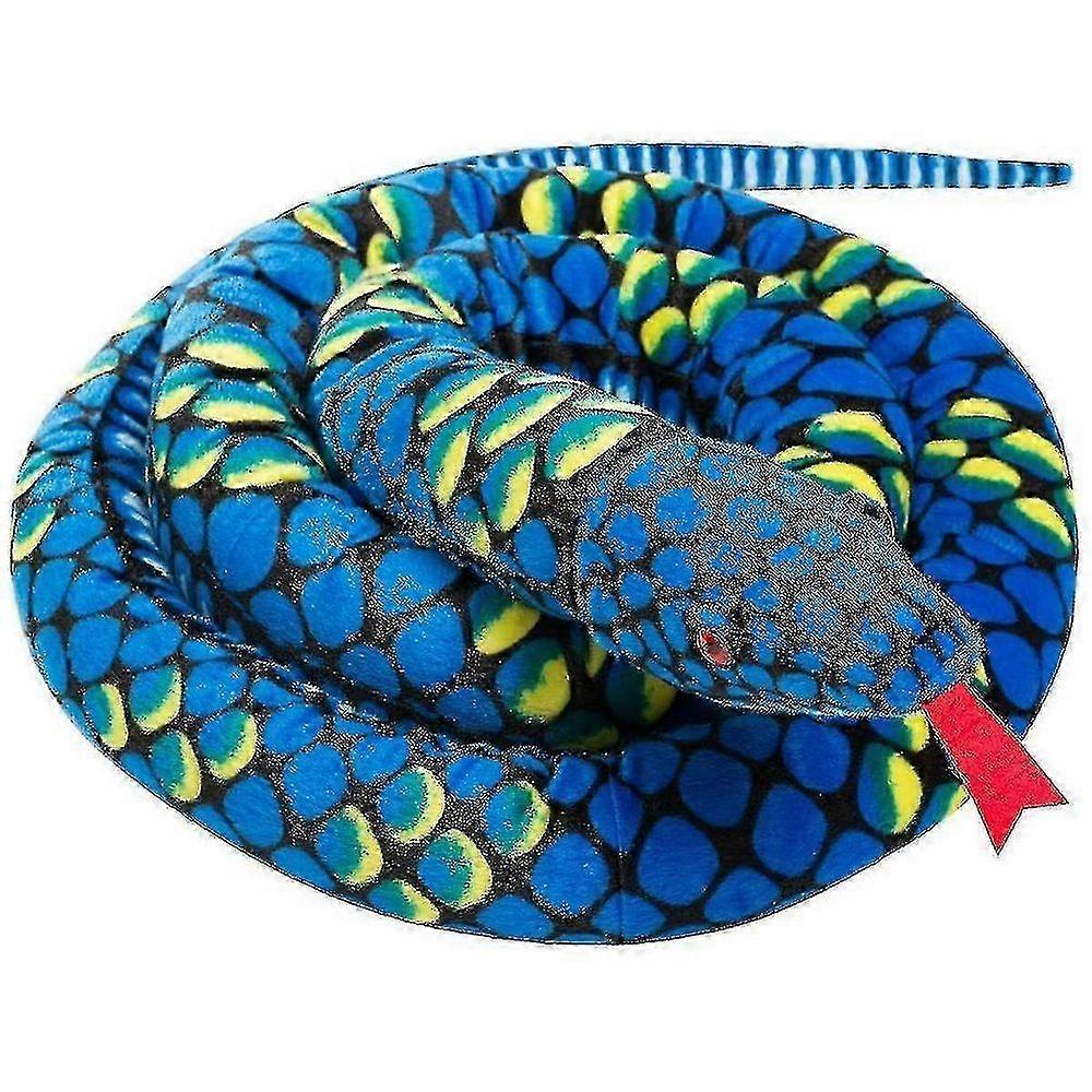 Plush Giant Snake Realistic Animal Red Eyes Toy Gifts for and Girls 110 ...