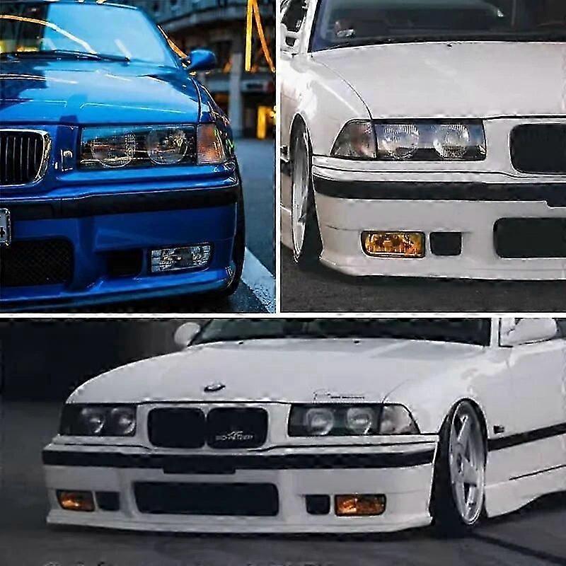 Left & Right Front Bumper Headlight Fog Lamps Housing For BMW E36 318i ...
