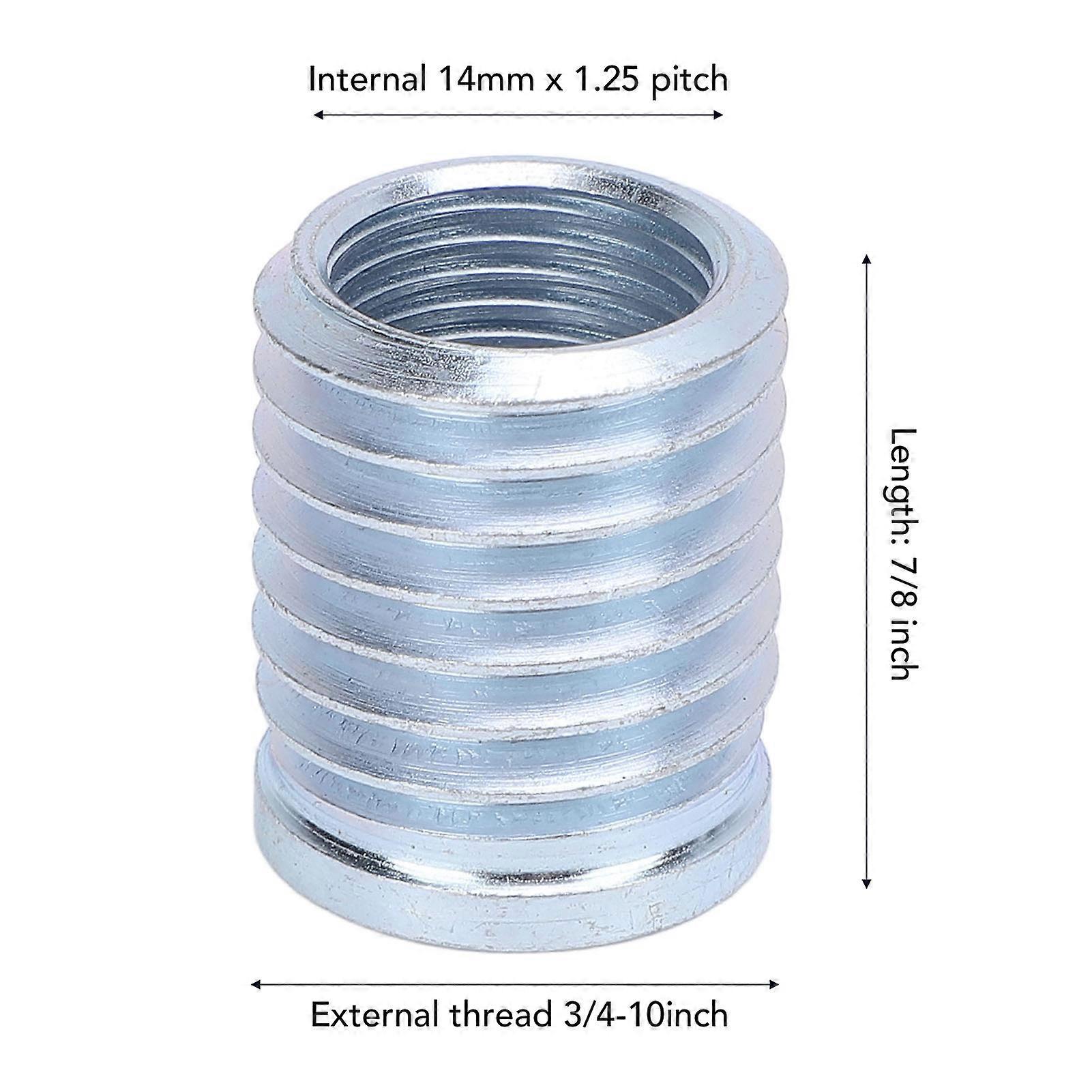 Carbon Steel Spark Plug Port Insert 14mm X 1.25 Pitch Internal 3/4 ...