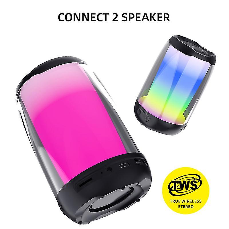 Tws Led Light Speaker Portable Bluetooth Outdoor Loundspeaker Subwoofer ...