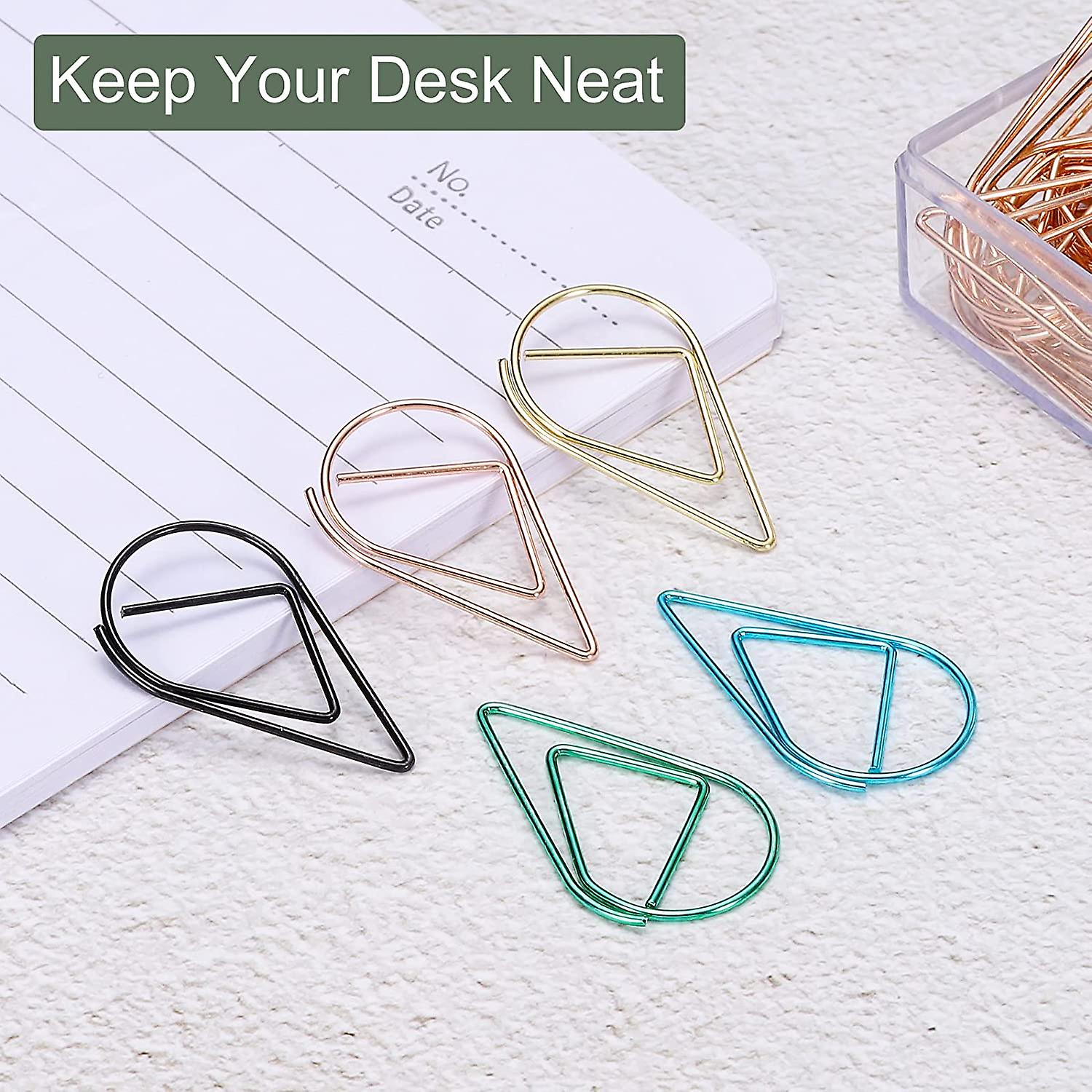 100 Paper Clips, Drip - Keep Desk Clean, Great for Art, Family and ...