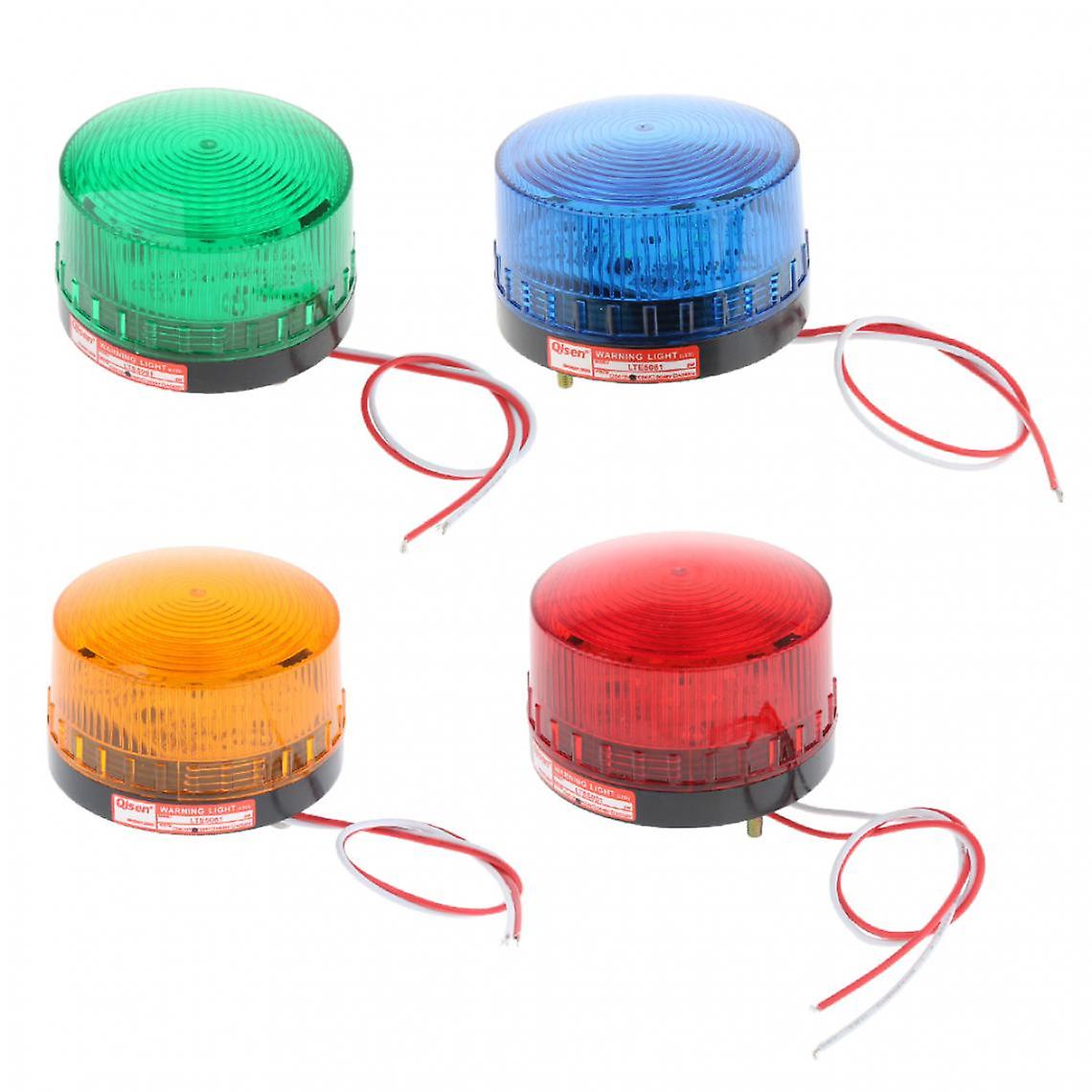24v Always On Round Indicator Light Red Beacon Industry Workshop Lamp ...