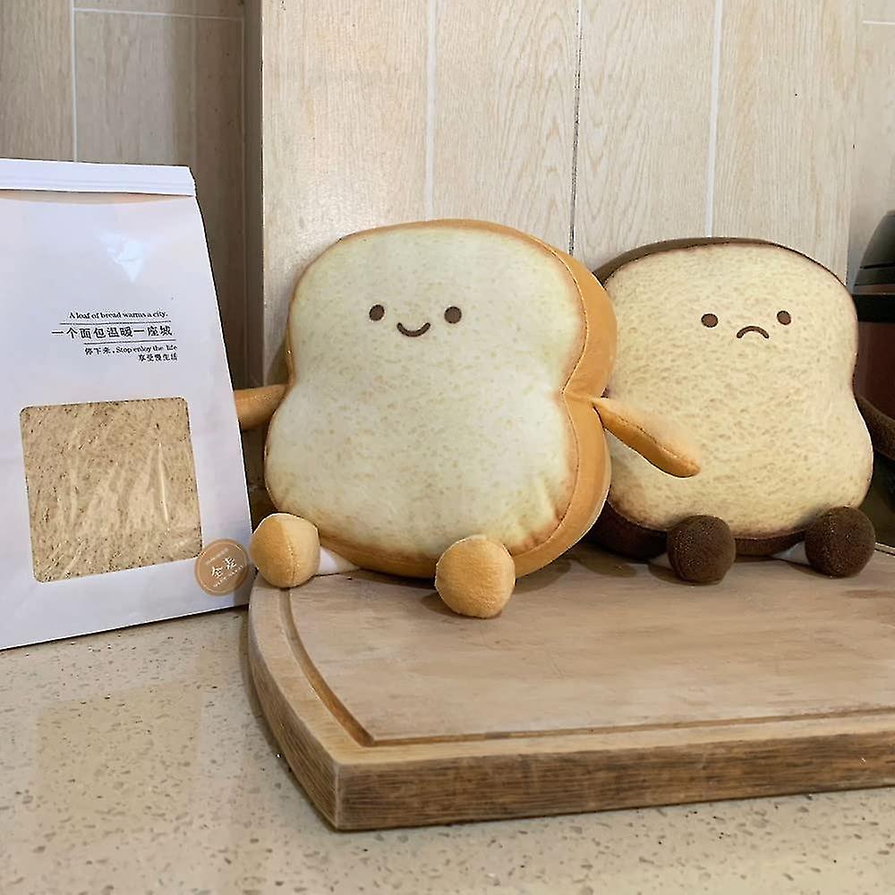 18cm Toast Bread Pillow,funny Bread Shape Plush Toy Pillow, Small Cute ...