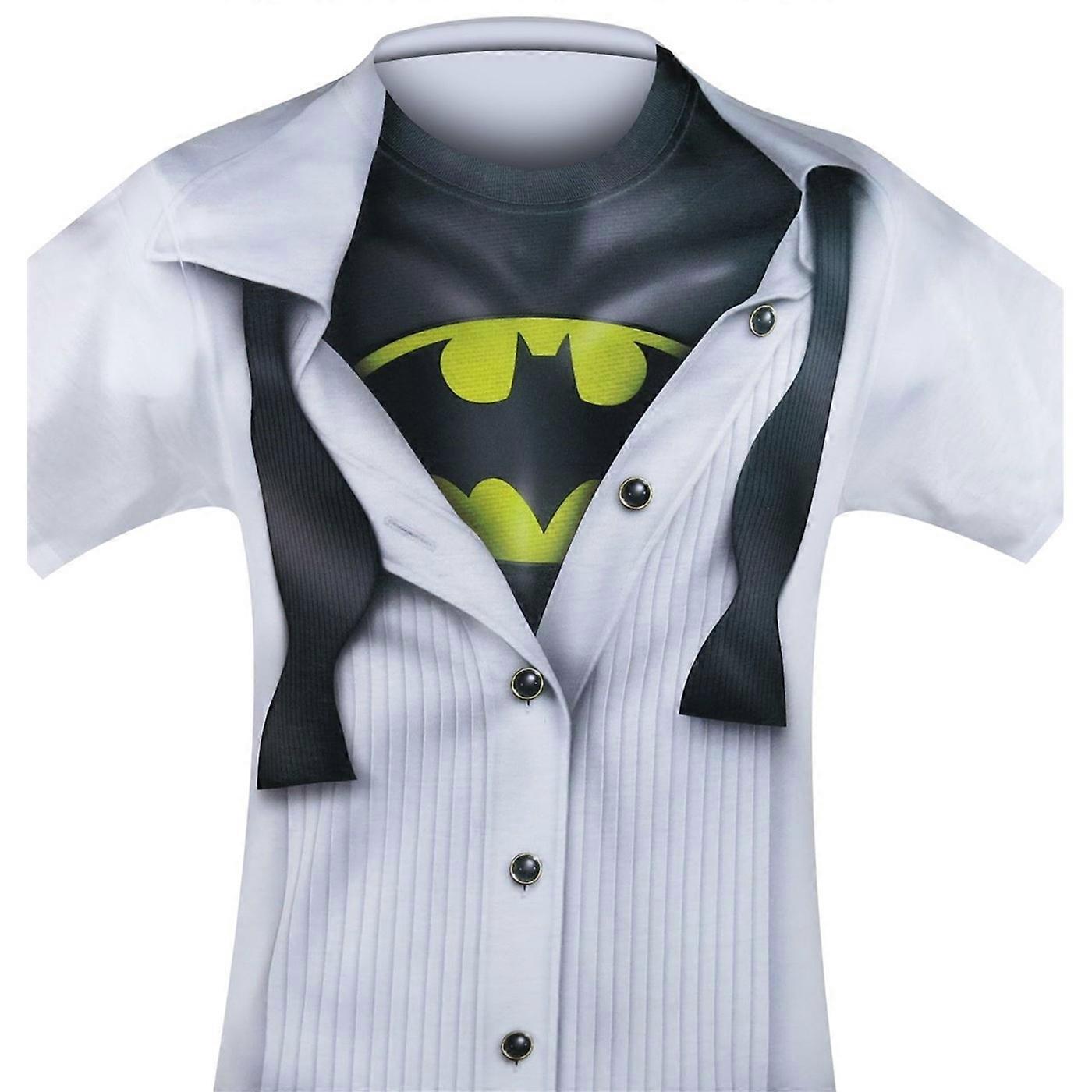 Batman Tuxedo Costume Reveal Sublimated T-Shirt | Fruugo AU