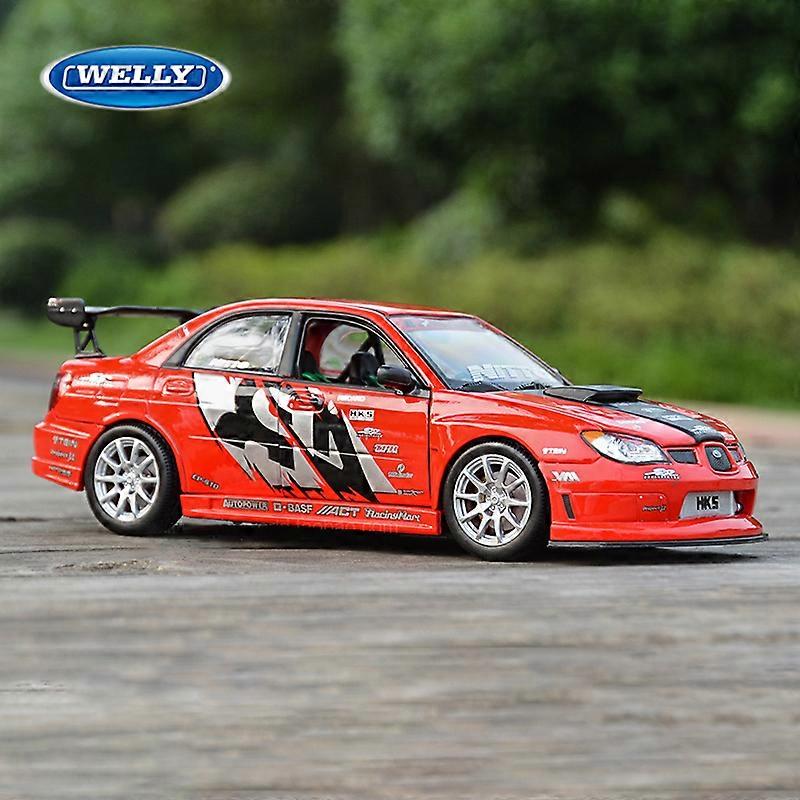 1:24 Subaru Impreza WRX STI Supercar Alloy Car Model Diecasts Toy ...