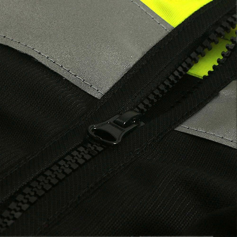 High Visibility Safety Vest Reflective Driving Jacket Night Security ...