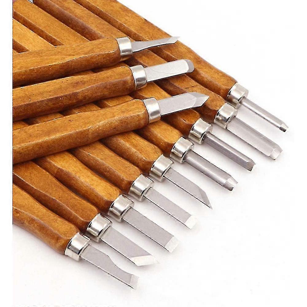 12pcs Wood Carving Tool Scissors Knife Handle Carving Sculptures ...