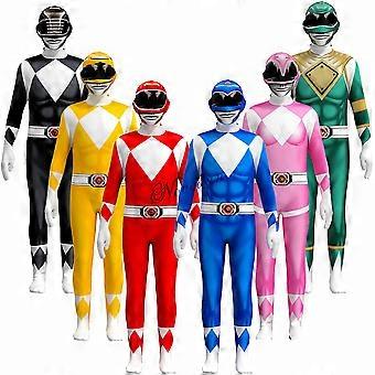 Power Samurai Sentai Shinkenger Rangers Costume Adult Kids Superhero ...