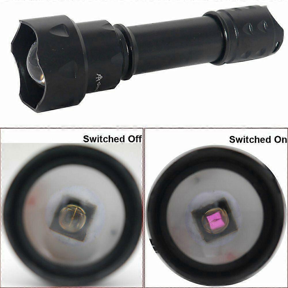 T20 10W Flashlight IR-850NM940NM Night Vision Zoomable Torch LED Infrared Flashlight Tactical ...