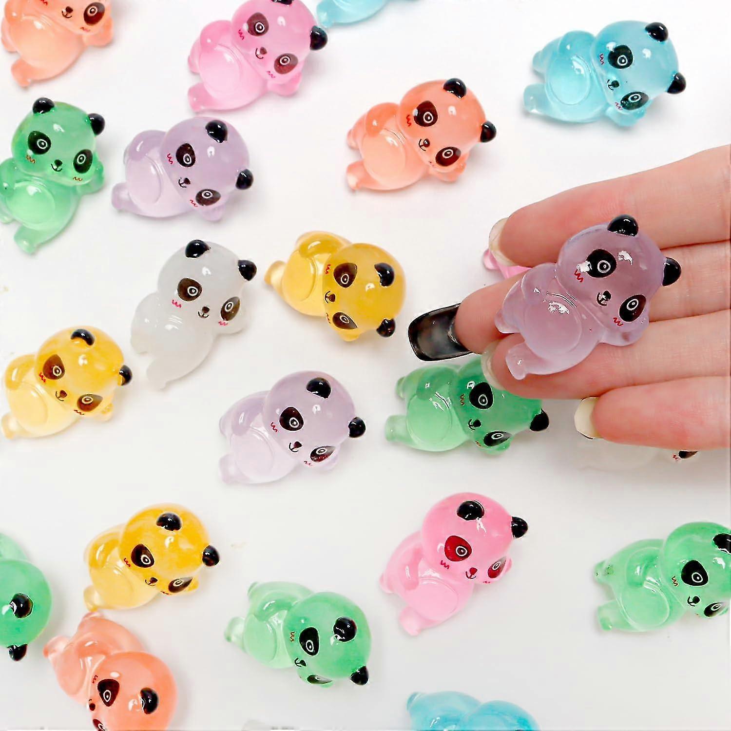 35 Pcs Miniature Panda Mini Panda Figures Cute Resin Panda Miniature ...