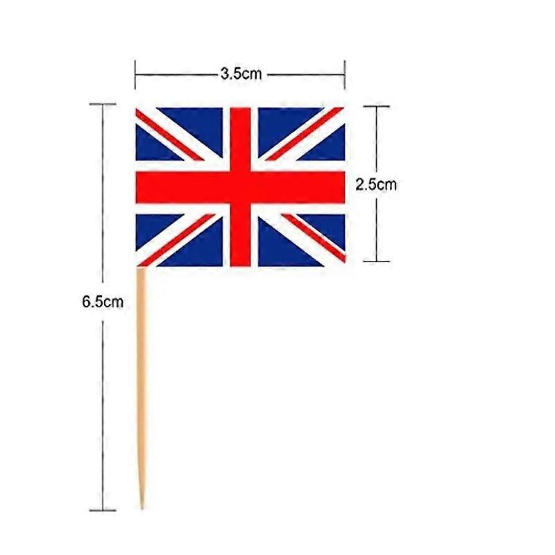 100pcslot Small Flag 25x35mm Pirate Flag Halloween Party Cupcake Candy 8164