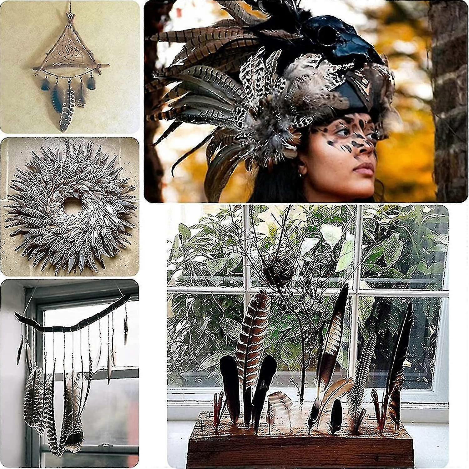 30 Pcs Natural Pheasant Feathers,diy Pheasant Tails Feather,15-28 Cm ...