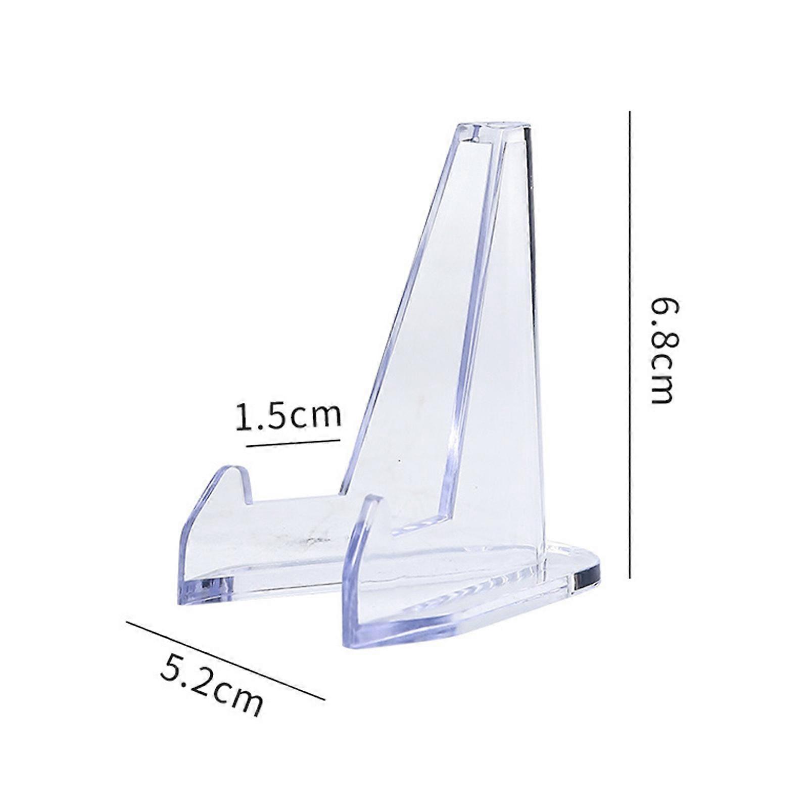 24Pcs Display Stand Clear Acrylic Easel Stand Stable Structure Cards ...