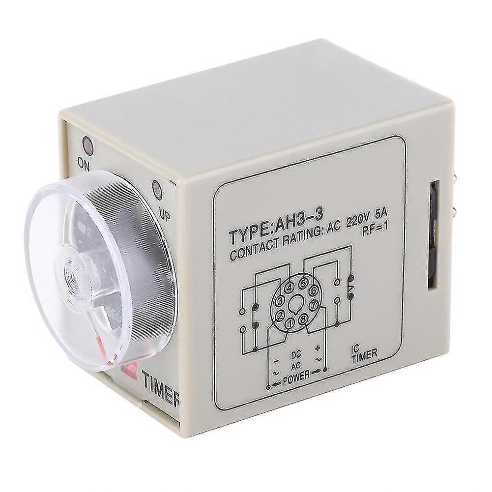 Ah3-3 Time Relay Adjustable Delay Timer Switch Ac 220v For Automatic Control System10s | Fruugo UK