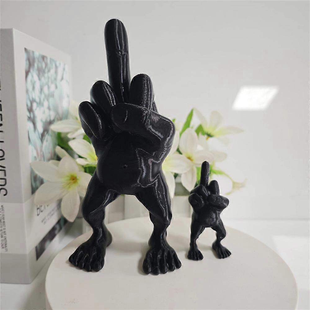 Middle Finger Figure with Legs, Quirky Finger Statue, Funny Novelty ...