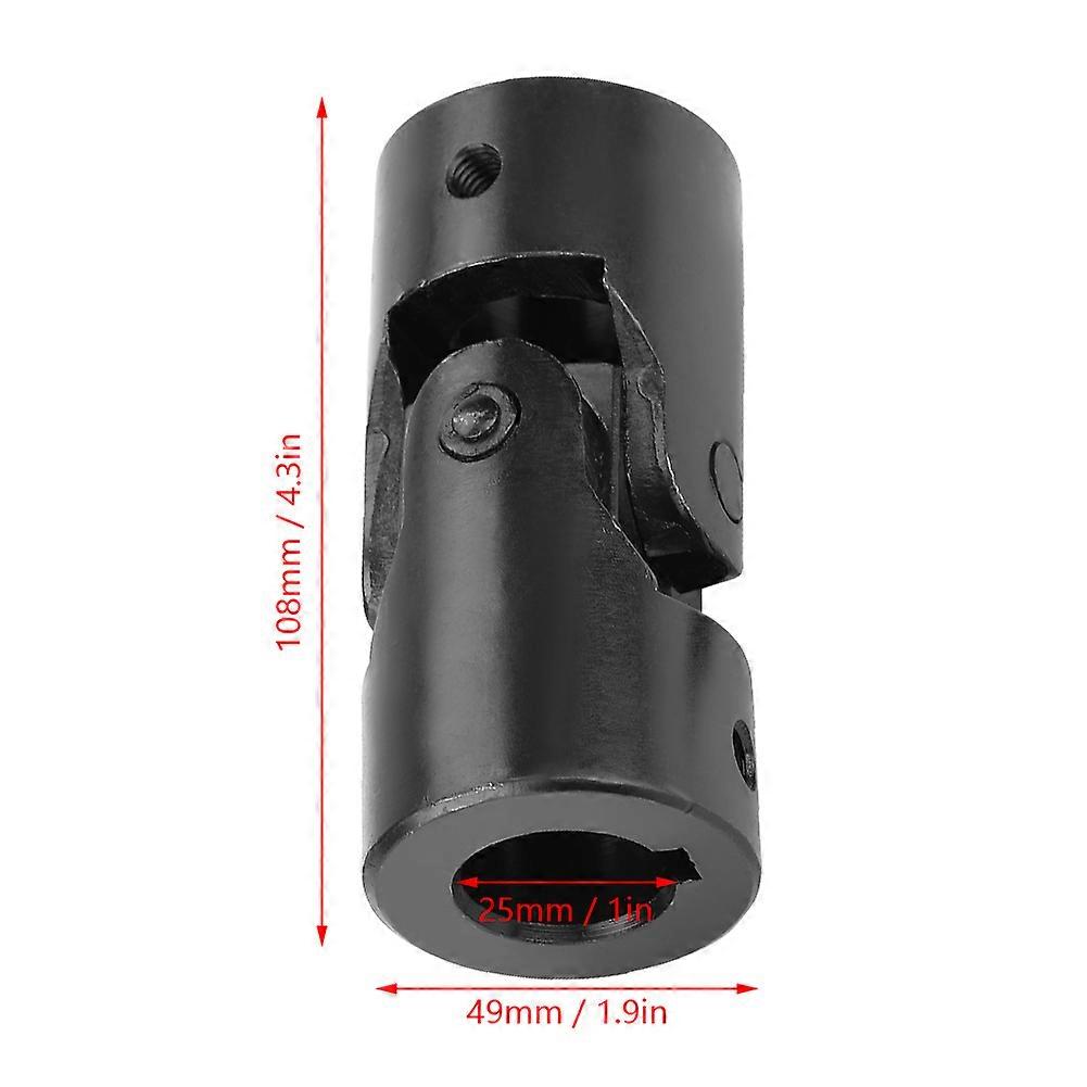 Shaft Coupling Motor Connector DIY Steering Universal Joint with Keyway ...