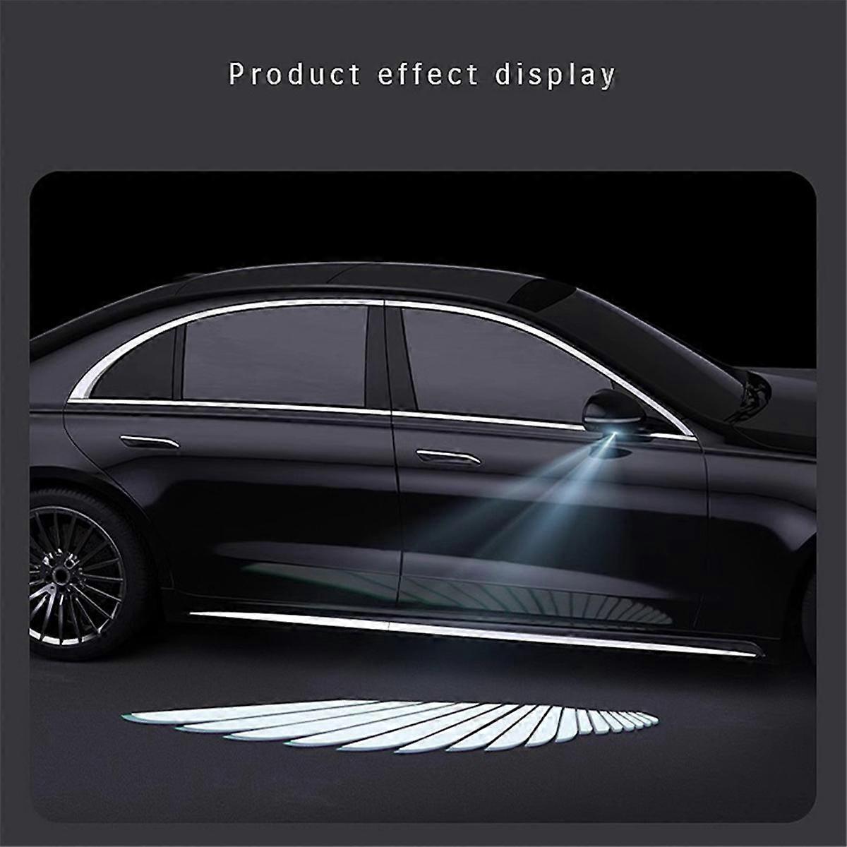 Car LED Decorative Lights Welcome Lights Angel Wing Ambient Lights Wing ...
