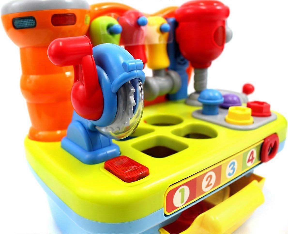 Musical Learning Workbench Toy for Kids Construction Work Bench ...