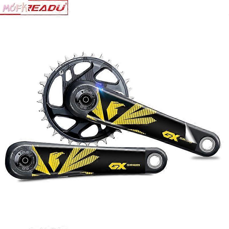 2pc/set Mountain Bike GX CARBON Crank Sticker AM DH Crank Decal Bike ...