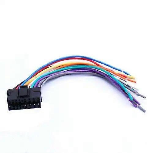 JVC 16 Pin Car Stereo Radio ISO Wiring Harness Connector Adaptor Cable ...