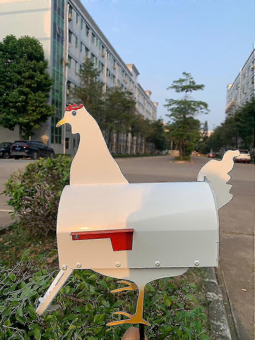 Mailbox Farm Garden Yard Post Box Animal Post Box Mailbox Unique Metal ...