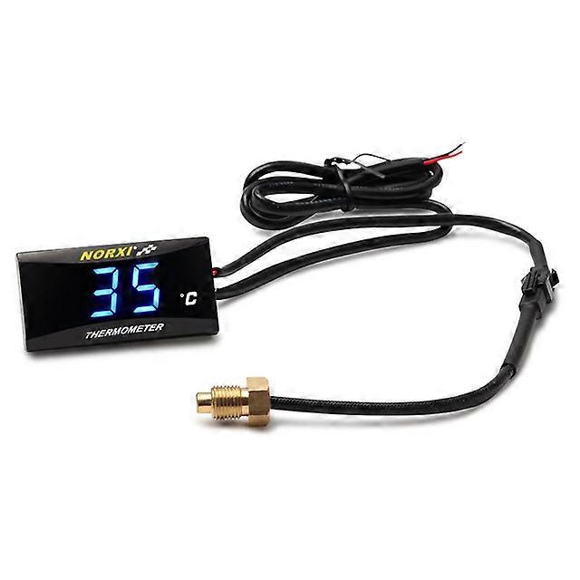 motorcycle oil temperature gauge mini square digital instrument ...
