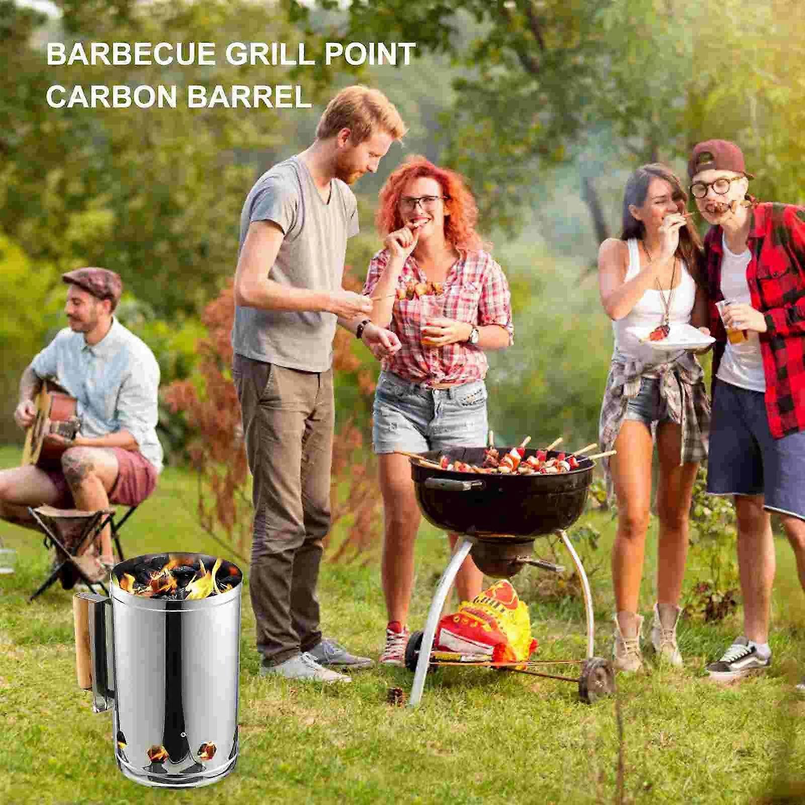 Starter Charcoal Chimney Fire Bbq Outdoor Grills Barbecue Tool Outdoor ...