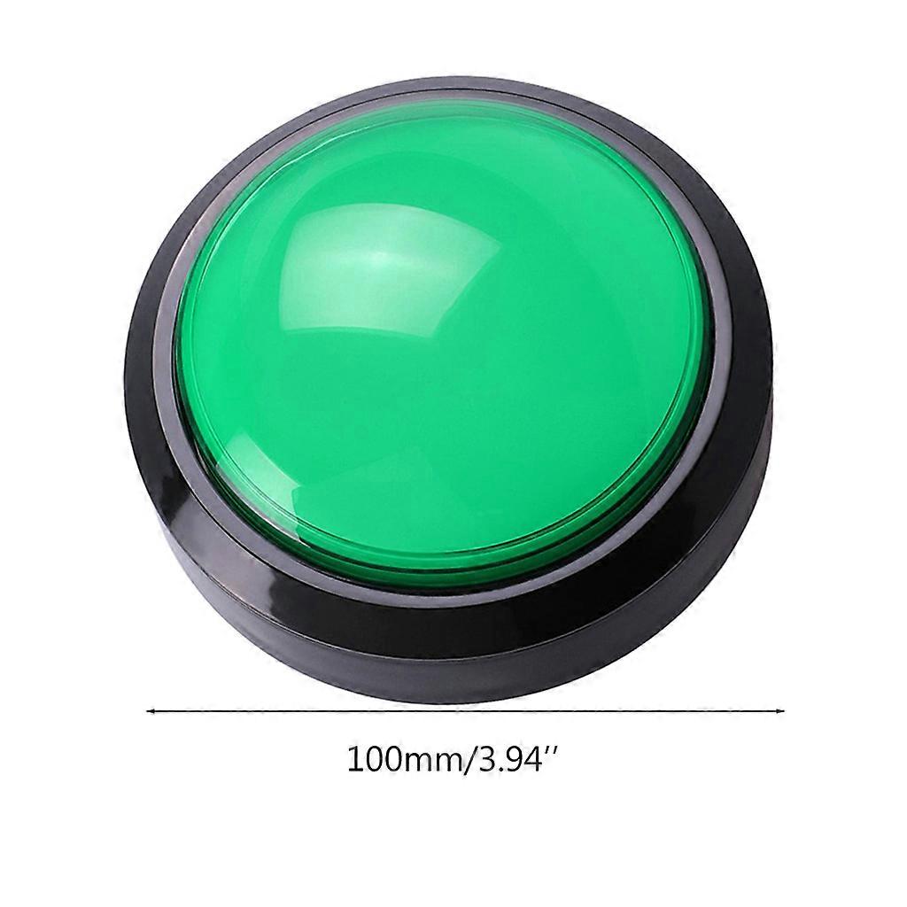 Game Parts 100mm Arcade Push Buttons LED Illuminated with Microswitch ...