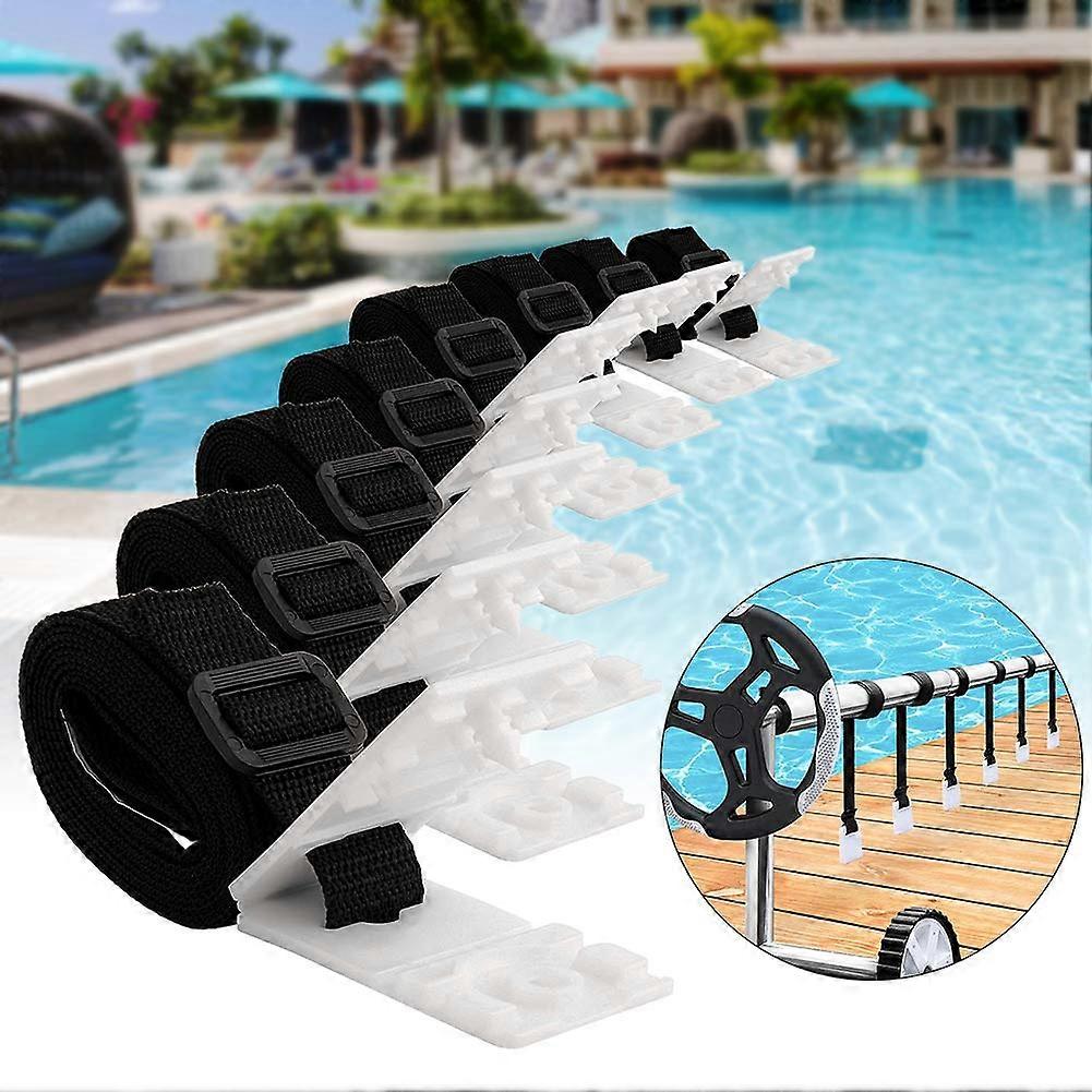 Swimming Pool Solar Cover Fixing Kit, 8 Solar Cover Straps, Kit with ...