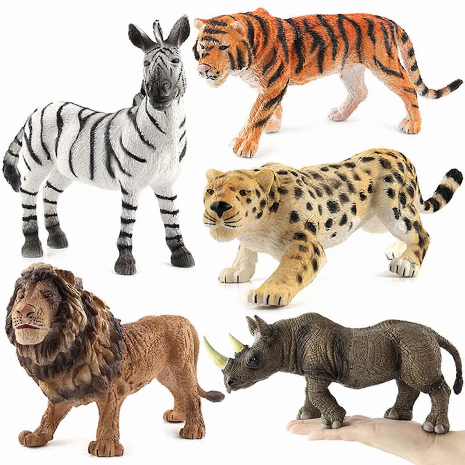 Realistic Animal Model Plastic Wild Animal Toy Figurine Simulation Kid ...