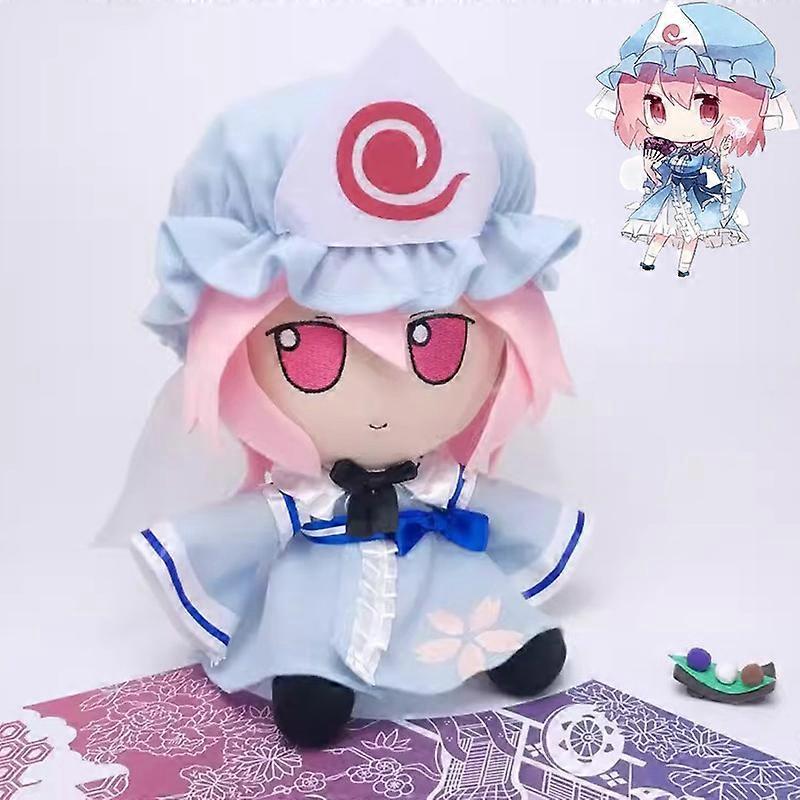 Saigyouji Yuyuko Plush Toy Fumo Touhou Project Stuffed Doll Soft ...