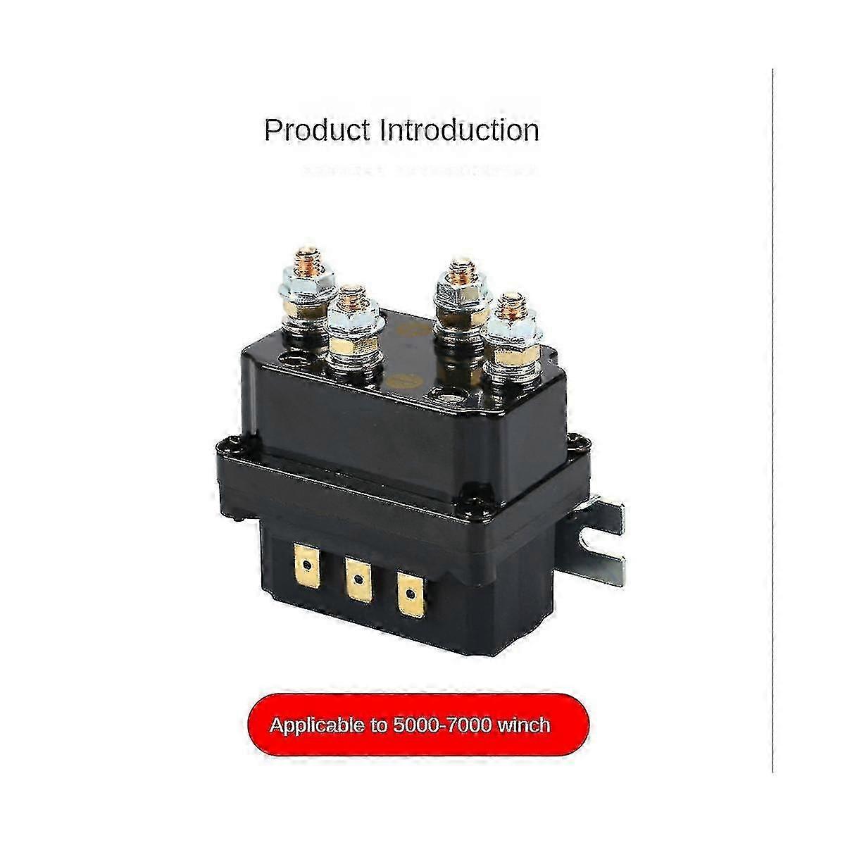 12v Winch Rocker Switch Thumb 250a Solenoid Relay Contactor Winches ...