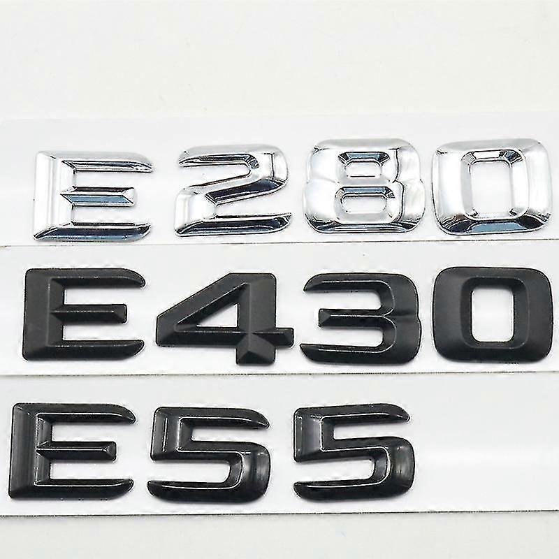 Trunk Emblem Badge Logo For E-class W210 W211 E43 E53 E63 E55 E200 E220 E250 E280 E320 E350 E420 ...