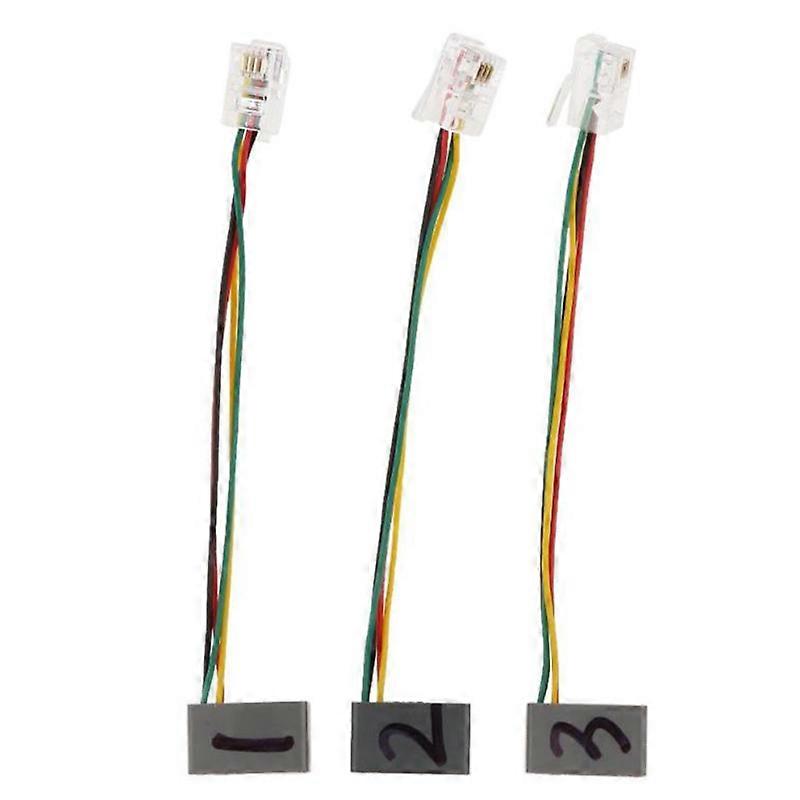 RJ9 4P4C Male Plug to 3.5mm Female Jack Headset Audio Phone Converter ...