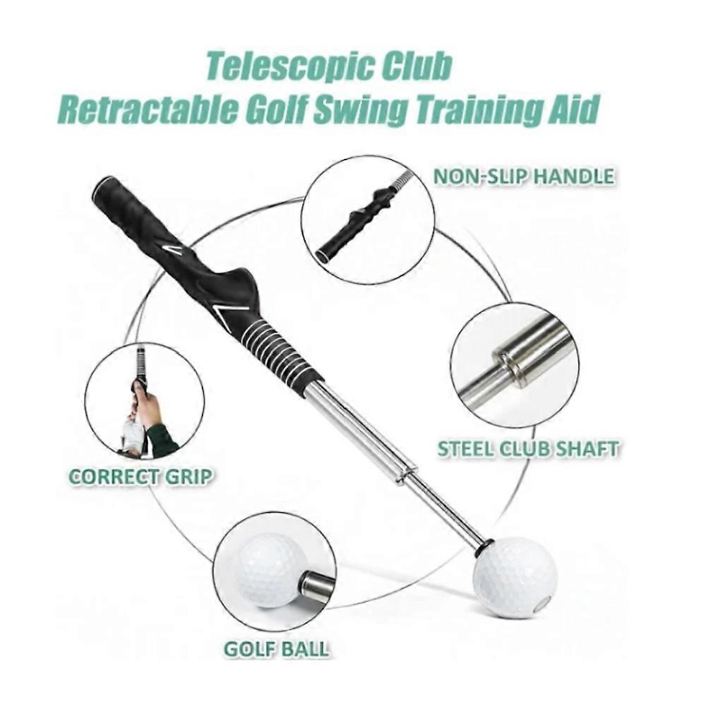 Gloryboom Golf Telescopic Club,Retractable Golf Swing Training Aid ...
