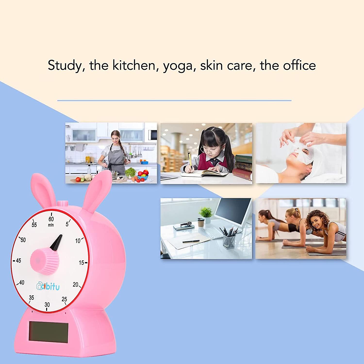 Visual Timer,Kitchen Timer,Time Management Countdown Timer for Kids ...